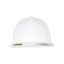 Flexfit Damen Flex Cap "Flexfit Unisex Organic Cotton Snapback"wei&szlig;, unifarben, 98% Baumwolle, 2% Elasthan, Caps
