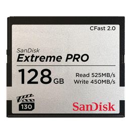 Sandisk Speicherkarte "CFast Extreme Pro 2.0", 128 GB, grau, Speicherkarten