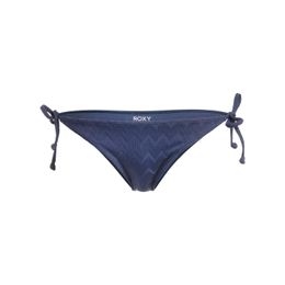 Roxy Damen Bikini-Hose "Current Coolness", blau, Gr. XL, 91% Nylon, 9% Elasthan, Badehosen