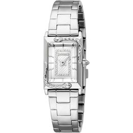 Damen Quarzuhr "Dolcezza", silber, JUST cavalli time, Armbanduhren, Armbanduhr, Damenuhr, Edelstahlarmband, analog, Kristallsteine