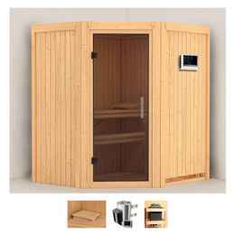 Karibu Sauna "Tomke", Saunaofen, externe Steuerung, 3,6 kW, beige, Saunen, Ofen 3,6 kW externe Strg.easy