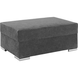 Hocker Collection AB, B:100cm H:40cm T:70cm, grau, Luxus-Microfaser 2 (100% Polyester);Microfaser PRIMABELLE (100% Polyester);Luxus-Microfaser 1