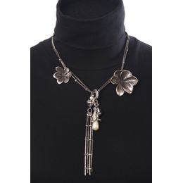 Allg&auml;u Rebell ALLG&Auml;U REBELL Damen Kette mit Anh&auml;nger "Burga", silber, Basic, Metall, Halsketten, mit modischer Quaste
