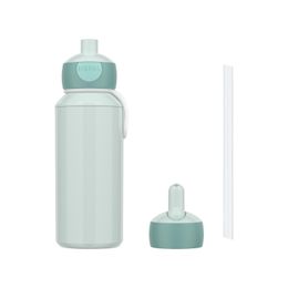 Mepal Trinkflasche "Pop-Up Trinkflasche + Flip-Up Ersatzdeckel Campus 400 ml", 400ml, gr&uuml;n, Trinkflaschen