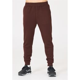 Virtus Herren Sweathose "Taro", rot, Gr. S, unifarben, 78% Polyester, 17% Viskose, 5% Elasthan, Hosen, mit angenehmem Dehnbund