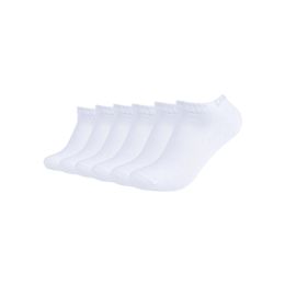 CAMP DAVID Herren Kurzsocken "mesh ventilation", Gr. 39, wei&szlig;, Baumwollmischung, unifarben, Socken, mit dezentem Markenlogo