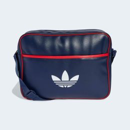 Damen Sporttasche "AIRLINER", adidas originals, blau, Obermaterial: 100% Polyurethan, Taschen, Schultertasche im angesagten Retrolook
