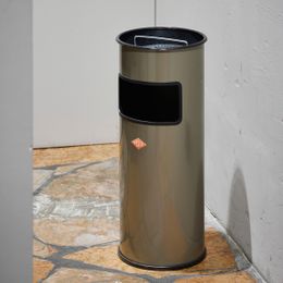 Wesco Aschenbecher "Standascher 50 L mit Sieb", B/H/T: 32cm x 74cm x 32cm, 50 l, grau, M&uuml;lleimer, mit Einwurfschlitz und Sieb