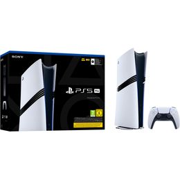 Playstation 5 Spielekonsole "Playstation 5 Pro", B:8,9cm H:21,6cm T:38,8cm, schwarz-weiß, Spielekonsolen, Playstation 5 Pro Konsole