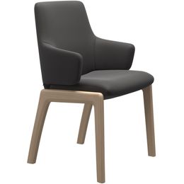 Polsterstuhl stressless, B:58cm H:92cm T:59cm, grau, Leder PALOMA: PALOMA ist ein durchgef&auml;rbtes Semianilin-M&ouml;belleder mit nat&uuml;rlicher Narbung.,