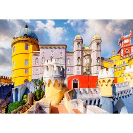 Ravensburger Kinder Puzzle "Beautiful Castles - Nationaler Palast von Pena, Portugal", bunt, Pappe, B:70cm H:50cm, Puzzles, Made in Germany