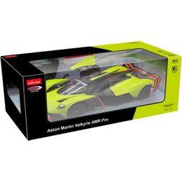 Jamara Kinder RC-Auto "Aston Martin Valkyrie AMR Pro, gr&uuml;n, 2,4GHz, T&uuml;r manuell", gr&uuml;n, B:14,7cm H:7,9cm, Fernlenkfahrzeuge, mit LED Beleuchtung
