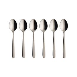 Villeroy & Boch VILLEROY & BOCH Besteck-Set "Kaffeelöffel Daily Line 14,2 cm 6er Set silber", silber, Essbesteck-Sets