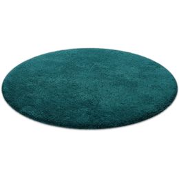 Badematte HOMIE LIVING, H:30mm, blau, Polyester, Badematten, "Porto Azzurro", Badteppich, uni, rechteckig & rund, waschbar, Badezimmerteppich