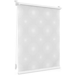 Seitenzugrollo, B:60cm H:150cm, wei&szlig;, LICHTBLICK ORIGINAL, Polyester, Rollos, "Rollo Klemmfix, ohne Bohren, blickdicht - Ausbrenner"