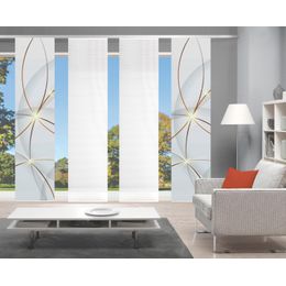 Schiebegardine Vision S, B:60cm H:260cm, rot, Polyester, Gardinen, "BLINKI", DIGITALDRUCK