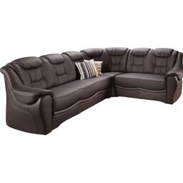 Sit & More Ecksofa SIT & MORE, B:265cm H:94cm T:215cm, braun, PRIMABELLE-Microfaser (100% Polyester);SOFTLUX-Kunstleder;Luxus-NaturLEDER, Wohnzimmer, Sofas,