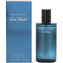 Davidoff Herren Eau de Toilette "Cool Water", blau, Parf&uuml;ms, mit holzigem Charakter