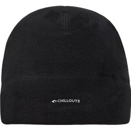 Chillouts Damen Fleecem&uuml;tze "Freeze Fleece Hat", schwarz, unifarben, Fleece, Kunstfaser, M&uuml;tzen, elastische Funktionsm&uuml;tze