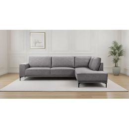 Ecksofa OTTO HOME, B:289cm H:85cm T:210cm, braun, Struktur weich (100% Polyester);Luxus-Microfaser (100% Polyester);Webstoff (100% Polyester),