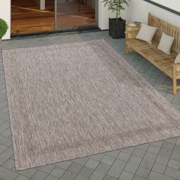 Teppich Paco Home, B:160cm H:4mm L:220cm, beige, Polypropylen, Wohnzimmer, Teppiche, "Roma 272", Flachgewebe, meliert, mit dezenter Bord&uuml;re, In- und