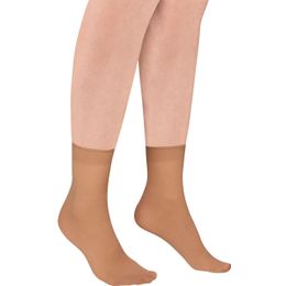 Janastyle Diabetikersocken "Microfaser Socken, gummilos und extrabreitem Komfortbund, bequem", beige, Microfaser, Socken, weich, sehr haltbar,