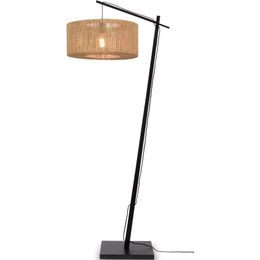 GOOD & MOJO Stehlampe "Iguazu", Ø 50cm H: 176cm, beige, Wohnzimmer, Leuchten