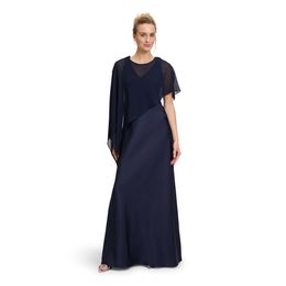 Vera Mont Damen Cocktailkleid "Damen Cocktailkleid Slim Fit", blau, Gr. 36, Obermaterial: 100% Polyester. Futter: 95% Polyester, 5% Elasthan.,