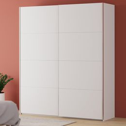Schwebet&uuml;renschrank FORTE, B:200,1cm H:235cm T:61,2cm, wei&szlig;, Spanplatte, Schr&auml;nke, "Fittio, Made in Europe, 2 Schiebet&uuml;ren, modernes Design", H&ouml;he