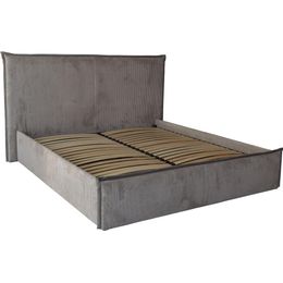 Polsterbett Collection AB "Marla erh&auml;ltlich in der Breite 180x200cm, mit Cordstoff bezogen", taupe, B:207cm H:118cm L:215cm, Betten, Polsterbett, wahlweise mit Lattenrost und King-Matratze (28cm), Topseller