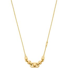 Michael Kors Damen Kette mit Anhänger "Schmuck Geschenk Silber 925 Halsschmuck PREMIUM", Silber 925 (Sterlingsilber), L: 45,5, gold, Silber 925