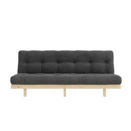 Schlafsofa Karup Design, B:200cm H:73cm T:100cm, schwarz, Bezug: 100% Polyester, Kinderzimmer, Sofas, "Lean 200 Schlafsofa, Gästebett, Sofa mit