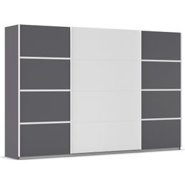 Kleiderschrank Rauch, B:315cm H:229cm T:62cm, grau, Holzwerkstoff, Schlafzimmer, Schränke, "Schwebetürenschrank OTTO ́s Choice Garderobe Schrank TOP