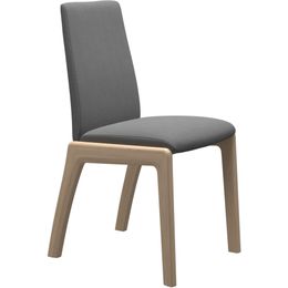 Polsterstuhl stressless, B:57cm H:92cm T:59cm, grau, Microfaser DINAMICA (88% Polyester, 12% Polyurethan), Esszimmer, St&uuml;hle, "Laurel", Low Back,