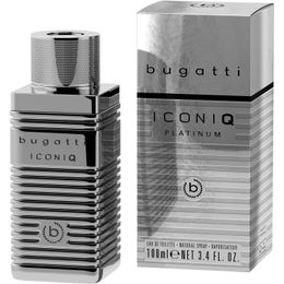 Bugatti Damen Eau de Toilette "Bugatti ICONIQ PLATINUM for him EdT 100ml", 100mltransparent, Parf&uuml;ms