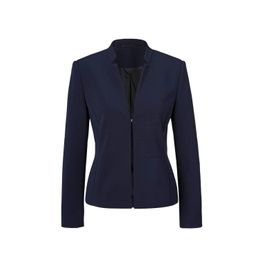GOLDNER Damen Jackenblazer "Kurzgröße Blazer mit Stehkragen", grün, Gr. 25, Obermaterial: 95% Polyester PES. 5% Elasthan EL., Blazer