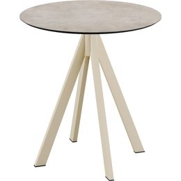 Klapptisch Essentials, B:70cm H:73,2cm T:70cm, beige, Stahl/HPL Tischplatte, Garten, Tische, "Infinity", in verschiedenen Ausführungen