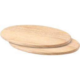 CONTINENTA Schneidebrett, B/H/L: 20cm x 1,2cm x 30cm, beige, Schneidebretter, Handarbeit