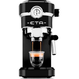 2THETA ETA Espressomaschine "STORIO ETA618190020", B:17cm H:30cm T:42cm, schwarz, Kaffeemaschinen, Siebtr&auml;ger, 1350W, max.20 bar, Thermoblock