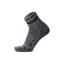 uyn Herren Sneakersocken "Socken", Gr. 39, grau, Obermaterial: 56% Baumwolle CO. 41% Polyamid PA. 3% Elasthan EL., Socken