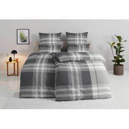Bettw&auml;sche Tom Tailor HOME, grau, Renforc&eacute;, Obermaterial: 100% Baumwolle, Bettw&auml;sche, "Nick in Gr. 135x200 oder 155x220 cm", mit Gratiszugabe
