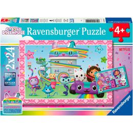Ravensburger Kinder Puzzle "Gabby's Dollhouse, Bereit zu feiern", bunt, B:26cm H:18cm, Puzzles, Made in Europe