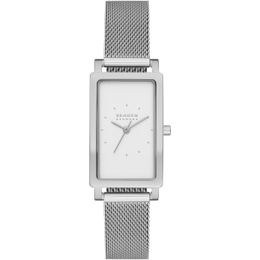 Skagen Damen Quarzuhr "HAGEN MICRO", silber, Armbanduhren, Armbanduhr, Damenuhr, Edelstahlarmband, analog