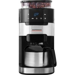 Gastroback Kaffeemaschine mit Mahlwerk "42711 S Grind & Brew Pro Thermo", 1 l, 8, grau, Kaffeemaschinen