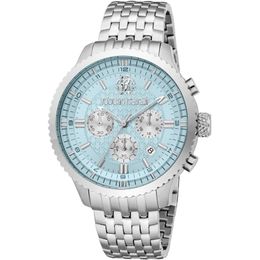 Roberto Cavalli Herren Quarzuhr "Men", silber, Armbanduhren, Armbanduhr, Herrenuhr, analog