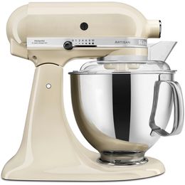 KitchenAid K&uuml;chenmaschine "K&uuml;chenmaschine 5KSM175PSEAC ALMOND CREAM", B:24cm H:36cm T:37cm, beige, K&uuml;chenmaschinen, mit Zubeh&ouml;r im Wert von ca.