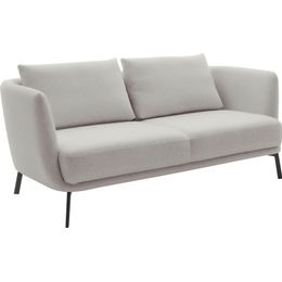 Sch&ouml;ner Wohnen Kollektion 2,5-Sitzer, B:190cm H:71cm T:91cm, grau, SCH&Ouml;NER WOHNEN-KOLLEKTION, 16% Baumwolle, 79% Polyester, 5% Polyacryl, Sofas, "Pearl, hochwertig und