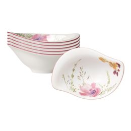 Villeroy & Boch VILLEROY & BOCH Dipschale "Dipschälchen Mariefleur Serve & Salad 15 ml 6er Set bunt", bunt, Schüsseln
