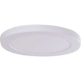 N&auml;ve N&Auml;VE LED Deckenleuchte "Bonus", 1, &Oslash; 21,7cm H: 1,8cm, 1 Stk., wei&szlig;, Wohnzimmer, Leuchten, CCT-Funktion (&uuml;ber Ger&auml;teschalter), Aufbau oder flexible