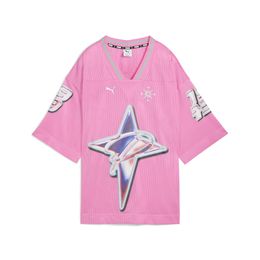 Puma Damen Trainingsshirt "Shooting Stars Trikot Damen", schwarz, Gr. M, clean, Obermaterial: 100% Polyester, Shirts